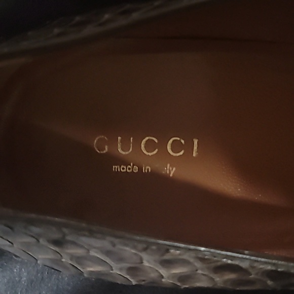 Gucci | Shoes | Authentic Gucci Python Heels | Poshmark